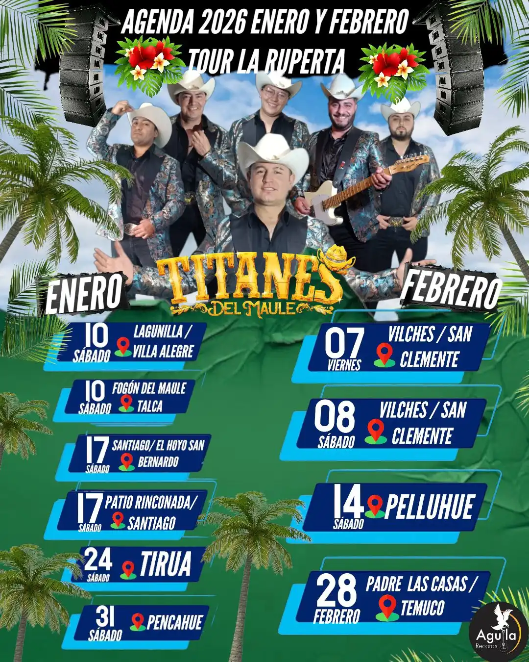 Titanes del Maule Tour "La Ruperta" Talca - Verano 2026 - MauleConecta